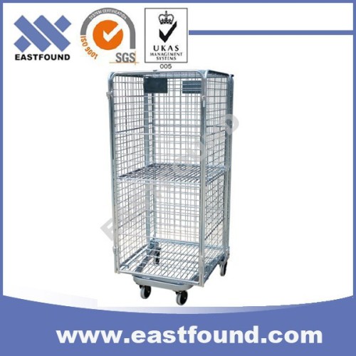 Portable Steel Warehouse Foldable Trolley On Wheels, High Quality ...