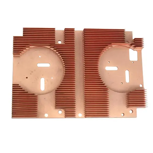Aluminum Copper Heat Sink With Anodizing, High Quality Aluminum Copper ...