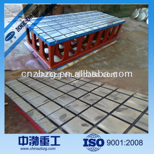 Riveting And Welding Cast Iron Surface Plate Cast Iron Lapping Plate ...