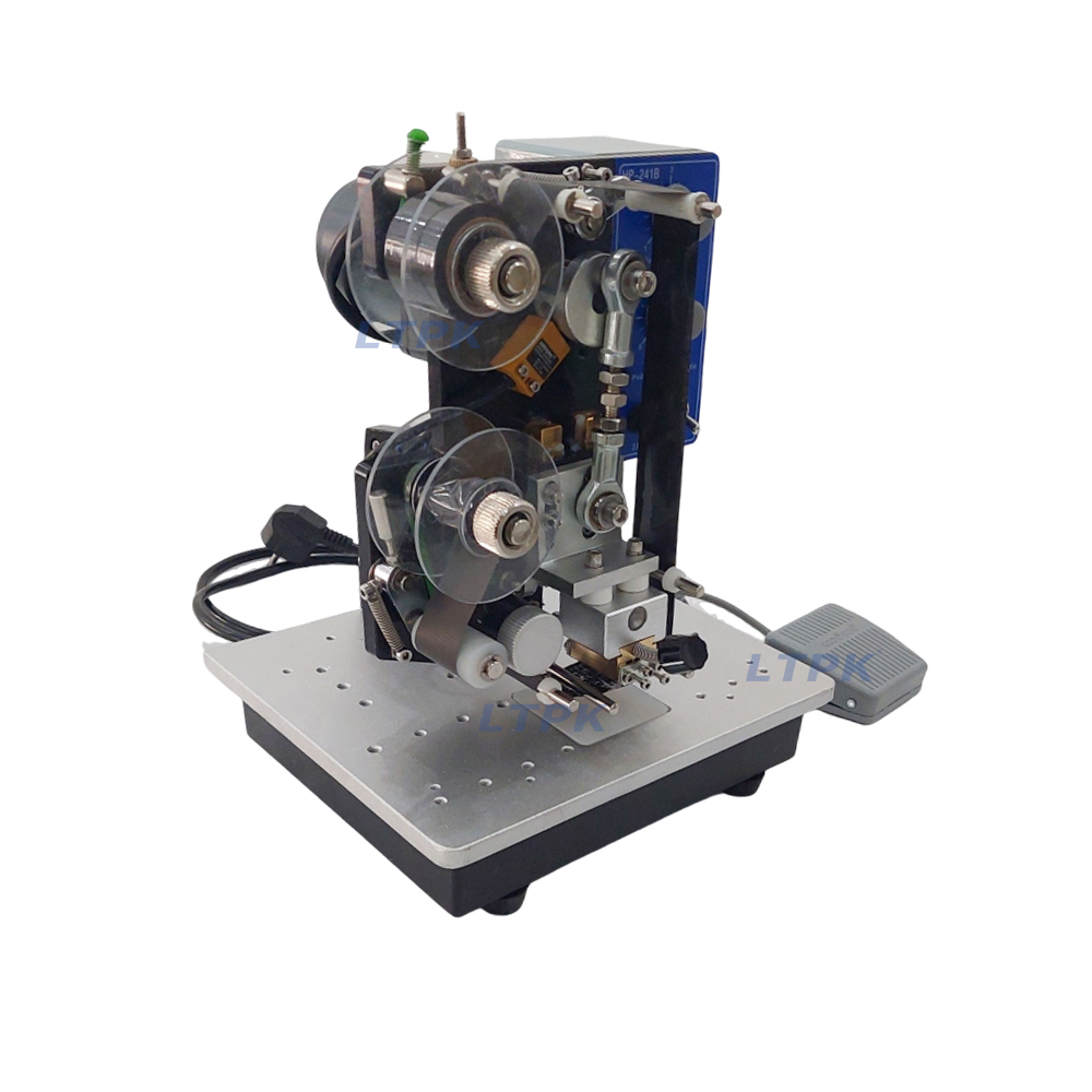 Hp-241b Semi-automatic Continuous Inkjet Printing Machine For Date ...