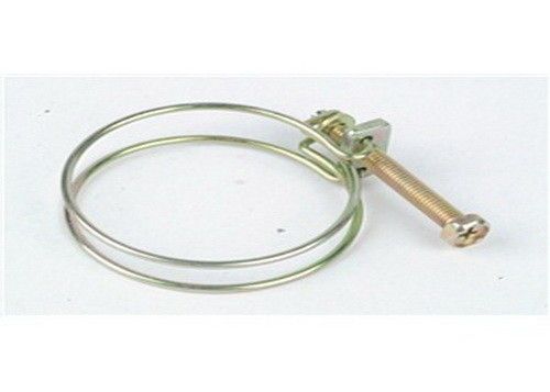Miniature Double Wires Galvanized Hose Clamps Yellow-zinc For Purify ...