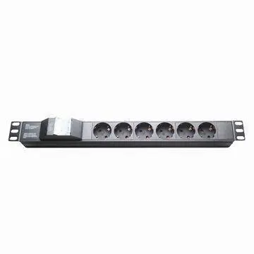 Power Distribution Unit, Germany Plug, 6-way Socket, 16a, 19-inch ...