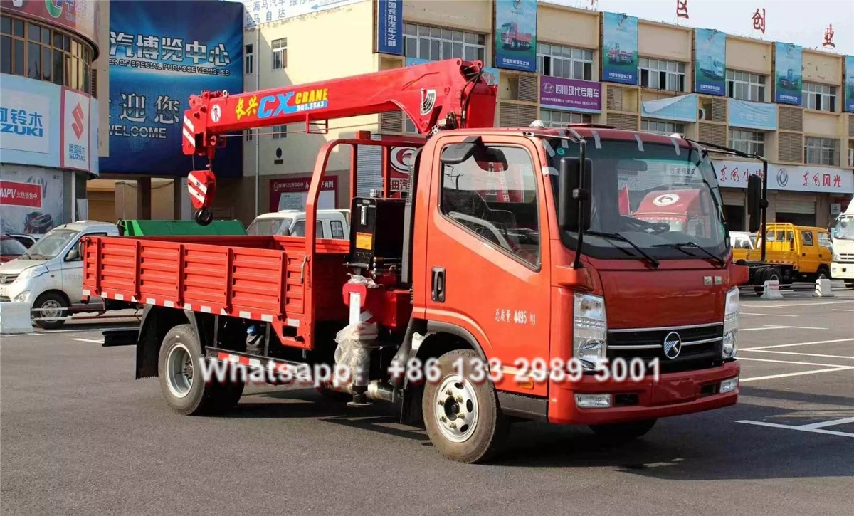 Kama Mini Mobile Truck Mounted Crane 3 Ton Sale In Mozambique, High ...