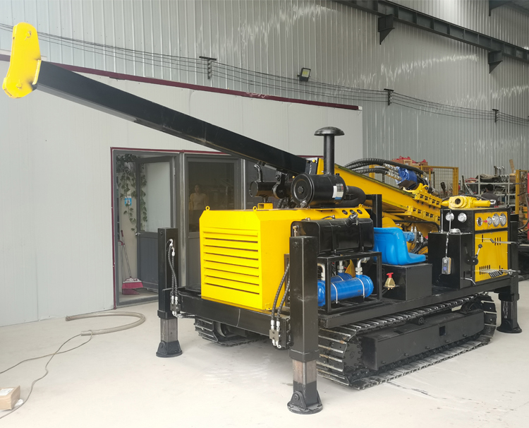 20 Meters Deep Integrated Diamond Blast Hole Core Drilling Rig For Rock ...