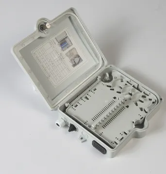 Outdoor/indoor 12 Core Ftth Fiber Optic Plastic Distribution Box ...