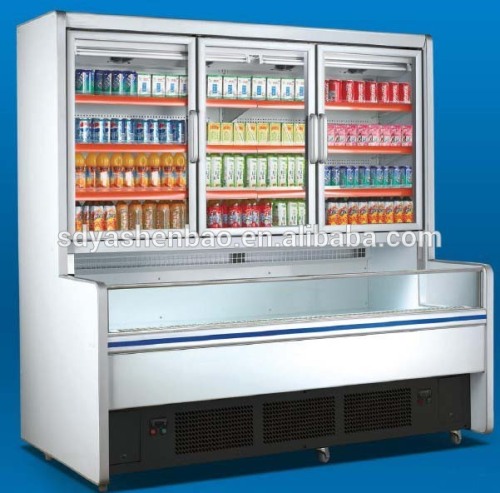 Supermarket Showcase Refrigerator And Display Showcase Freezer, High ...