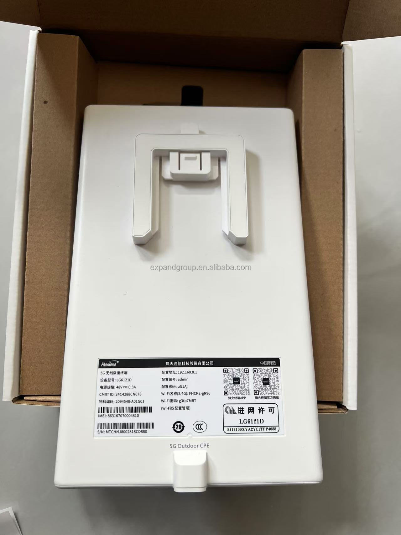 Fiberhome 5g Outdoor Cpe Router Lg6121d - Poe Power, 2.5g Ethernet, 5g ...