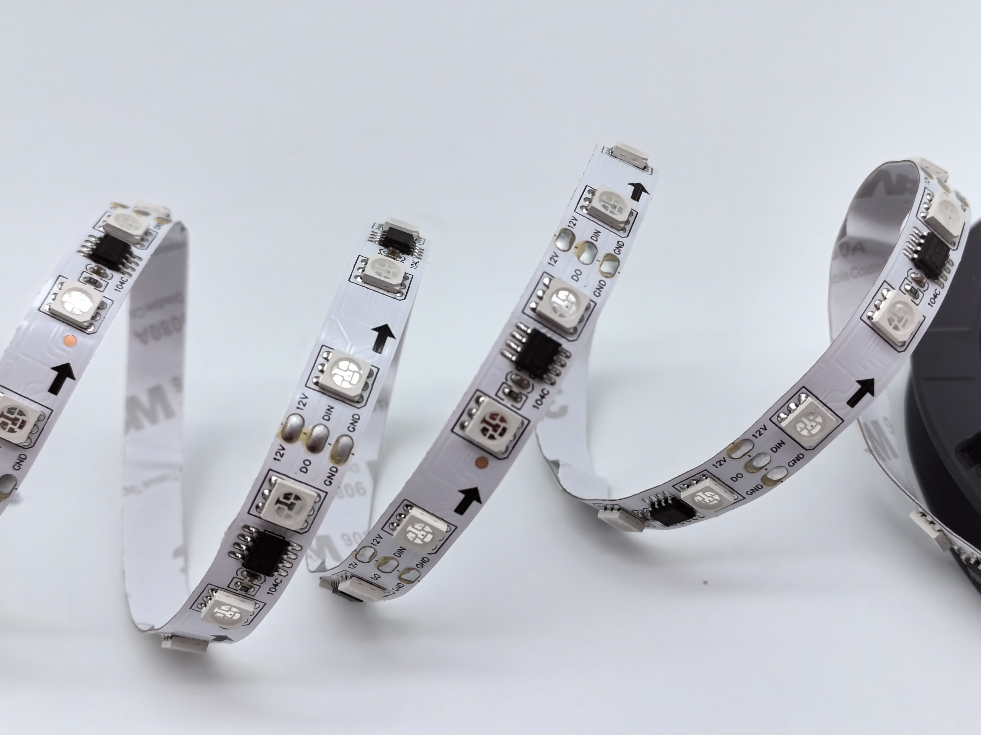 12v Ws2811 Addressable Rgb Led Strip Light - 5m Disco Running ...