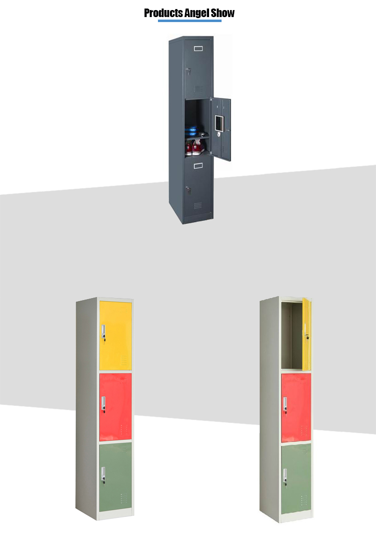 Steel school 3 door metal lab locker China Manufacturers Suppliers ...