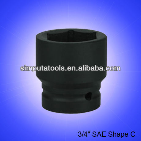 3/4" Sae Impact Socket/(shape C), High Quality 3/4" Sae Impact Socket ...