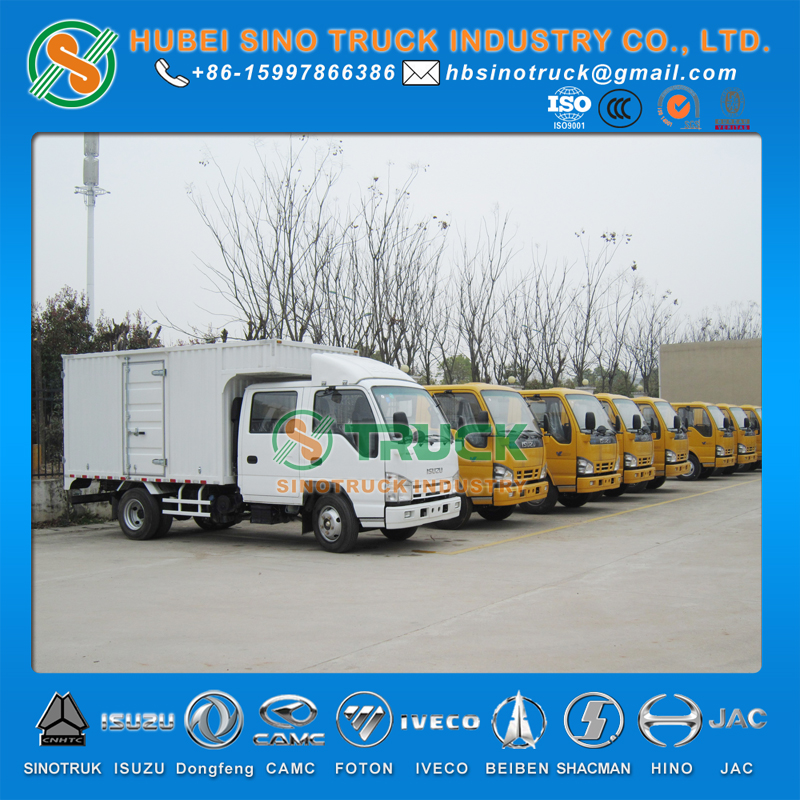 Isuzu Double Cab Box Truck, kualitas tinggi Isuzu Double Cab Box Truck ...