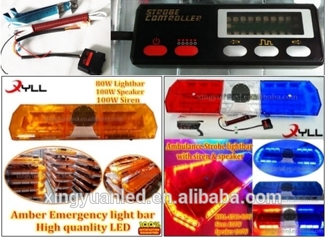 12v 24v 80w 47inch Police Ambulance Emergency Warning Strobe Led Light ...