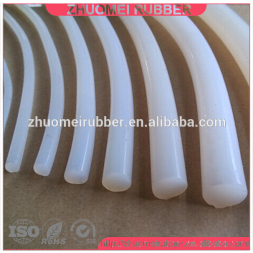 White Color Solid Silicone Rubber Cord, High Quality White Color Solid ...