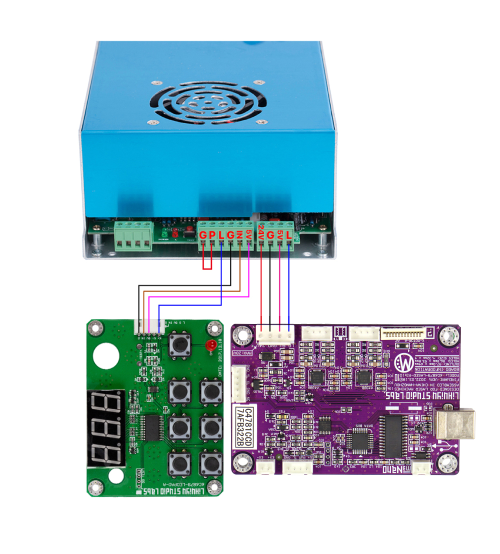 Lihuiyu M3 Mainboard - Laser Controller For Co2 Laser Engraving Cutting ...