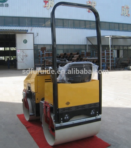 Vibratory Soil Compactor/ 1 Ton Double Drum Road Roller (fyl-880), High ...