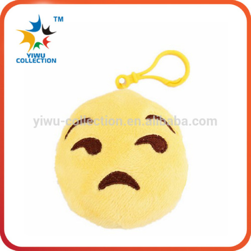 New Fashion Cute Smiley Emoticon Soft Yellow Emoji Face Key Chain, High ...