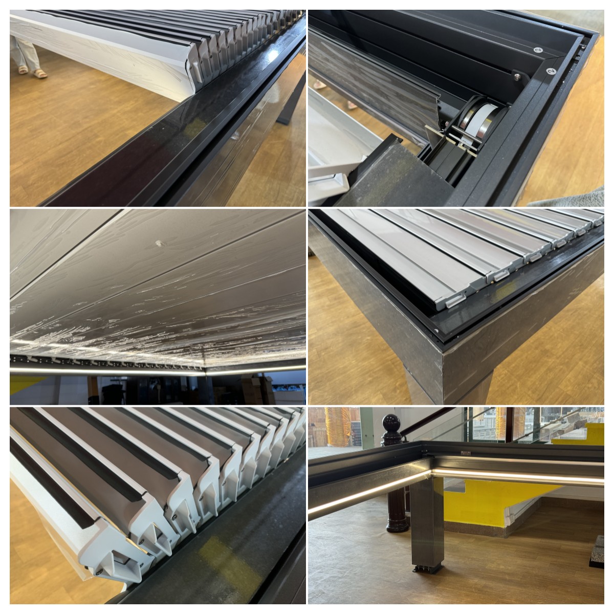 Custom Aluminum Pergola With Electric Louvers For Factory Prices, High ...