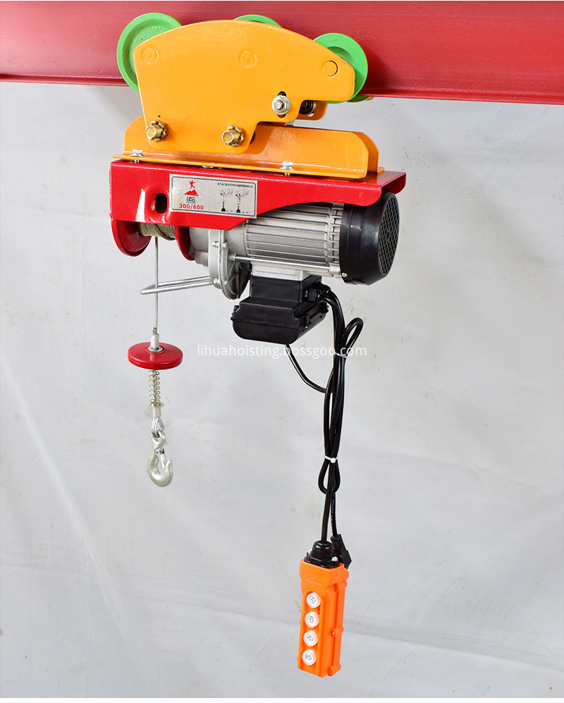 Wire Rope Mini Electric Motor Hoist 800kg, Bossgoo.com의 고품질 Wire Rope ...