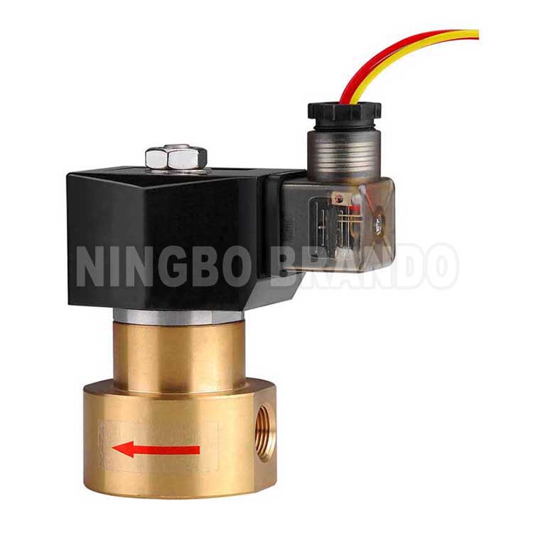 75 bar Water Brass High Pressure Solenoid Valve China Manufacturers ...