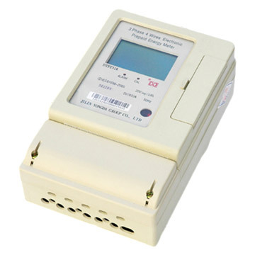 3-phase Pre-payment Electronic Energy Meter (ic Card), High Quality 3 ...