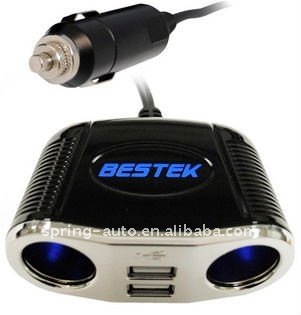 4-way Car Cigarette Socket Splitter, High Quality 4-way Car Cigarette ...