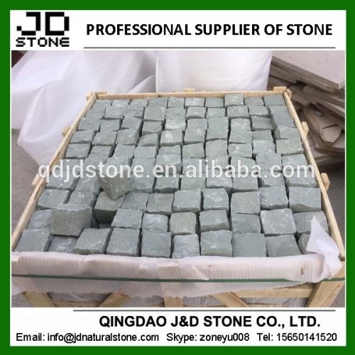 Driveway Paver Green Sandstone Cubic Stone, High Quality Driveway Paver ...