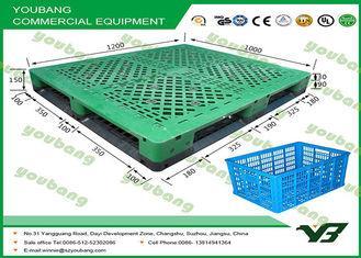 Single Faced Heavy Duty Plastic Pallets For Rack , Stacking, High ...