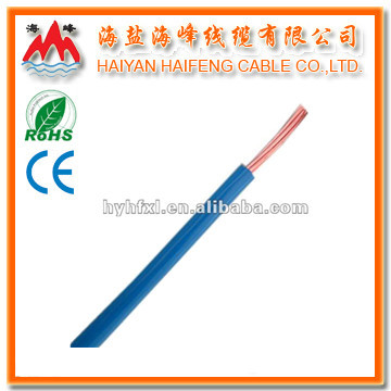 Single Core Pvc Insulated Copper Electrical Wire/cable, High Quality Single Core Pvc Insulated ...