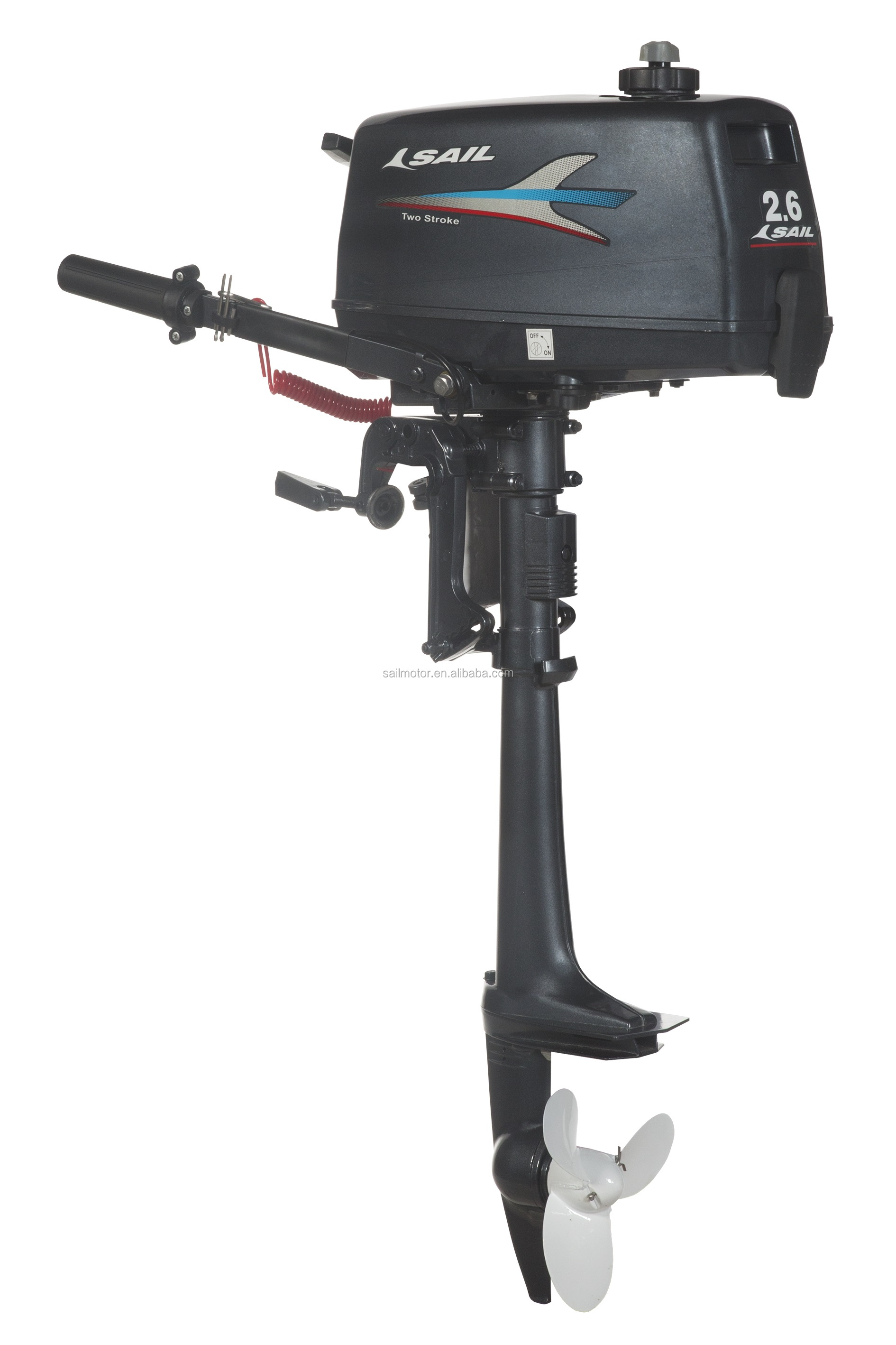 2 Stroke 2hp Boat Outboard Motor Engine For Sail, High Quality 2 Stroke ...