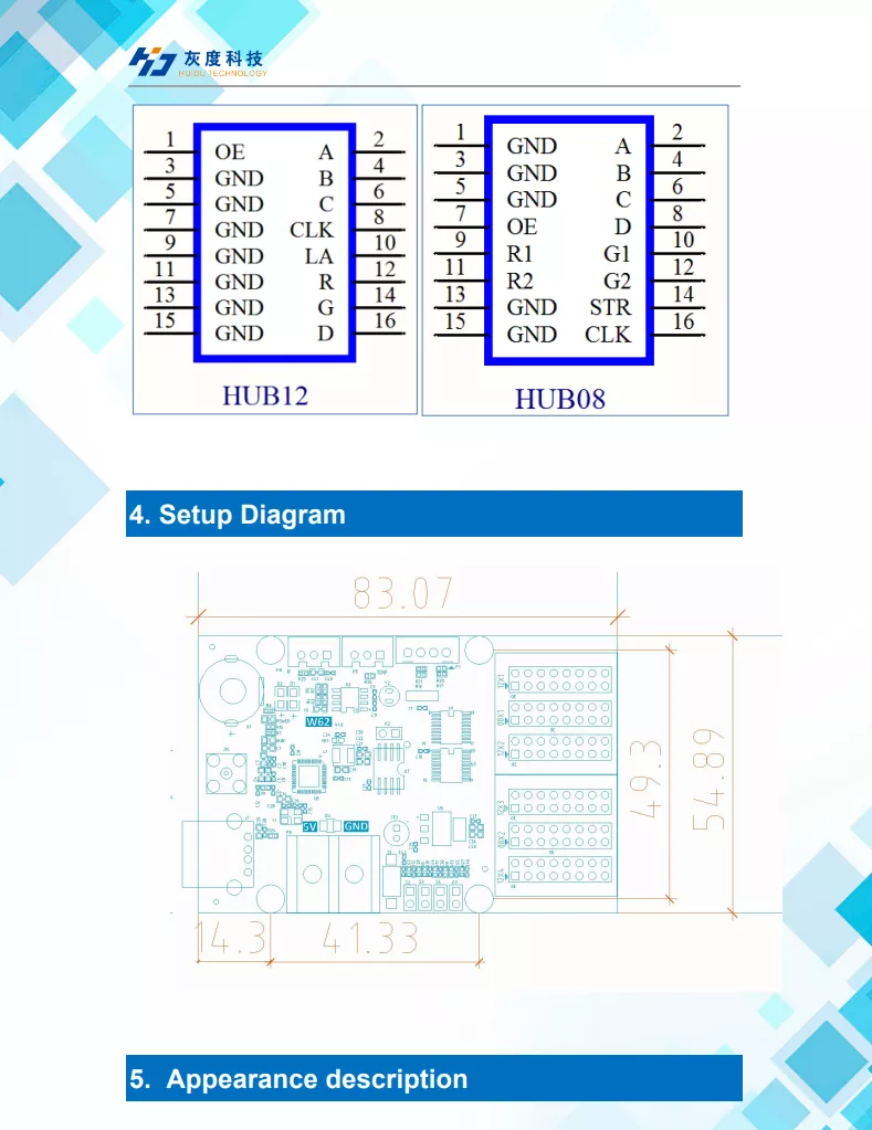 Huidu Hd-w62 Led Display Wifi Control Card With Wireless Transmission ...
