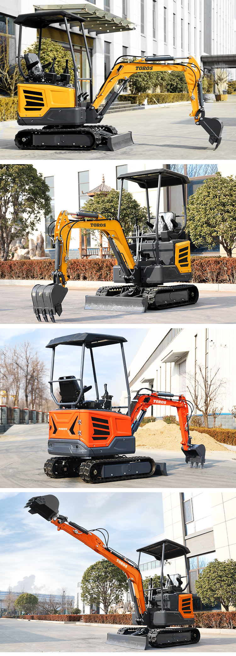 1.8 Ton Mini Excavator With Free Shipping: Portable Garden And Farm ...