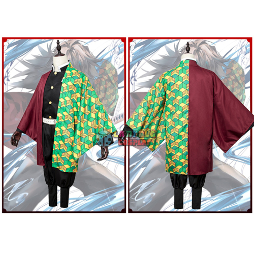 Demon Slayer Kimetsu No Yaiba Giyu Tomioka Costume, kualitas tinggi ...