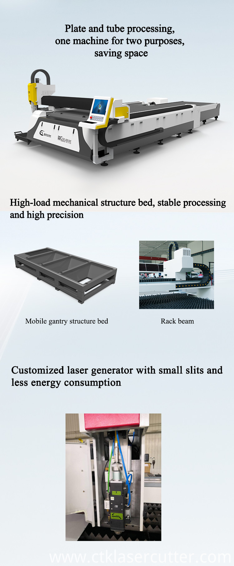 Choose The High Quality Laser plate and tube integrated machine single ...
