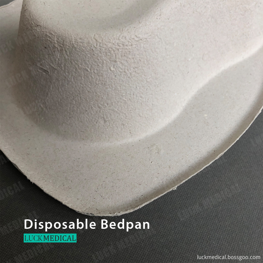 Disposable Pulp Bedpan Paper Model Bedpan, High Quality Disposable Pulp ...