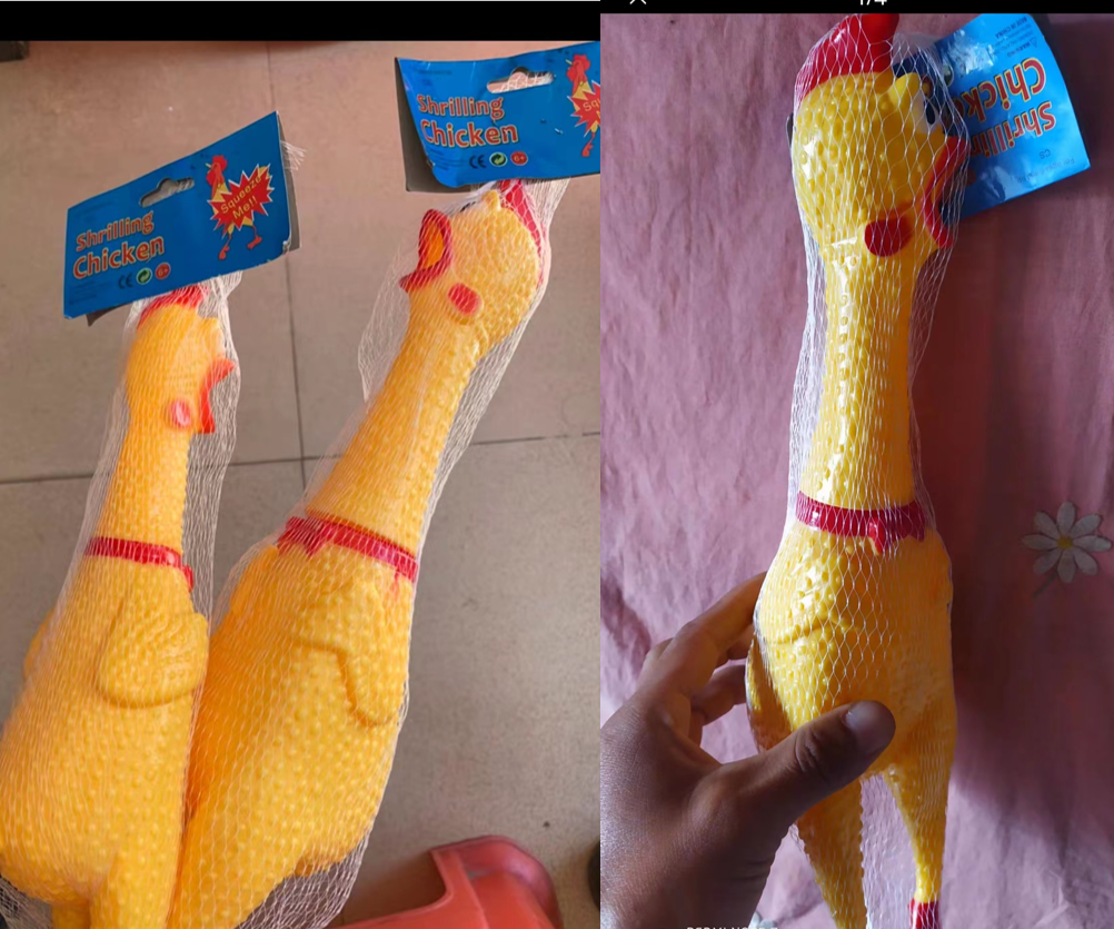 Screaming Rubber Chicken Squeeze Novelties, High Quality Screaming ...