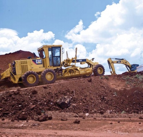 เครื่องจักรสำหรับงานถนน Caterpillar Cat Grader 160k Motor คุณภาพสูง ...