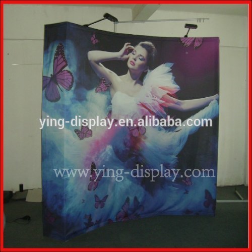 10ft Velcro A Frame Banner Curved Pop Up Banner For Mandy, High Quality ...