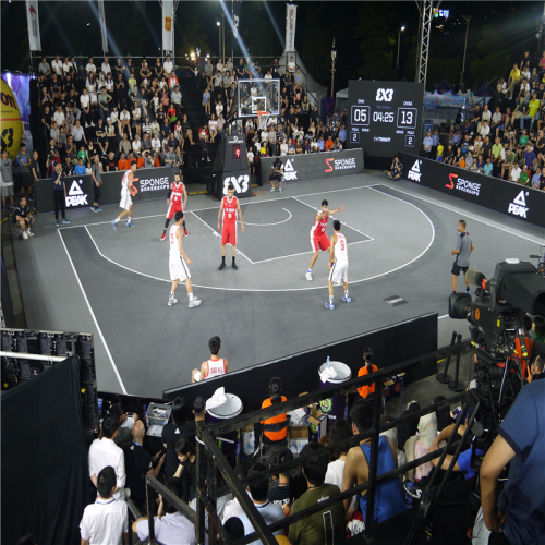 Fiba Approved Outdoor Basketball Streetball Floor, High Quality Fiba ...