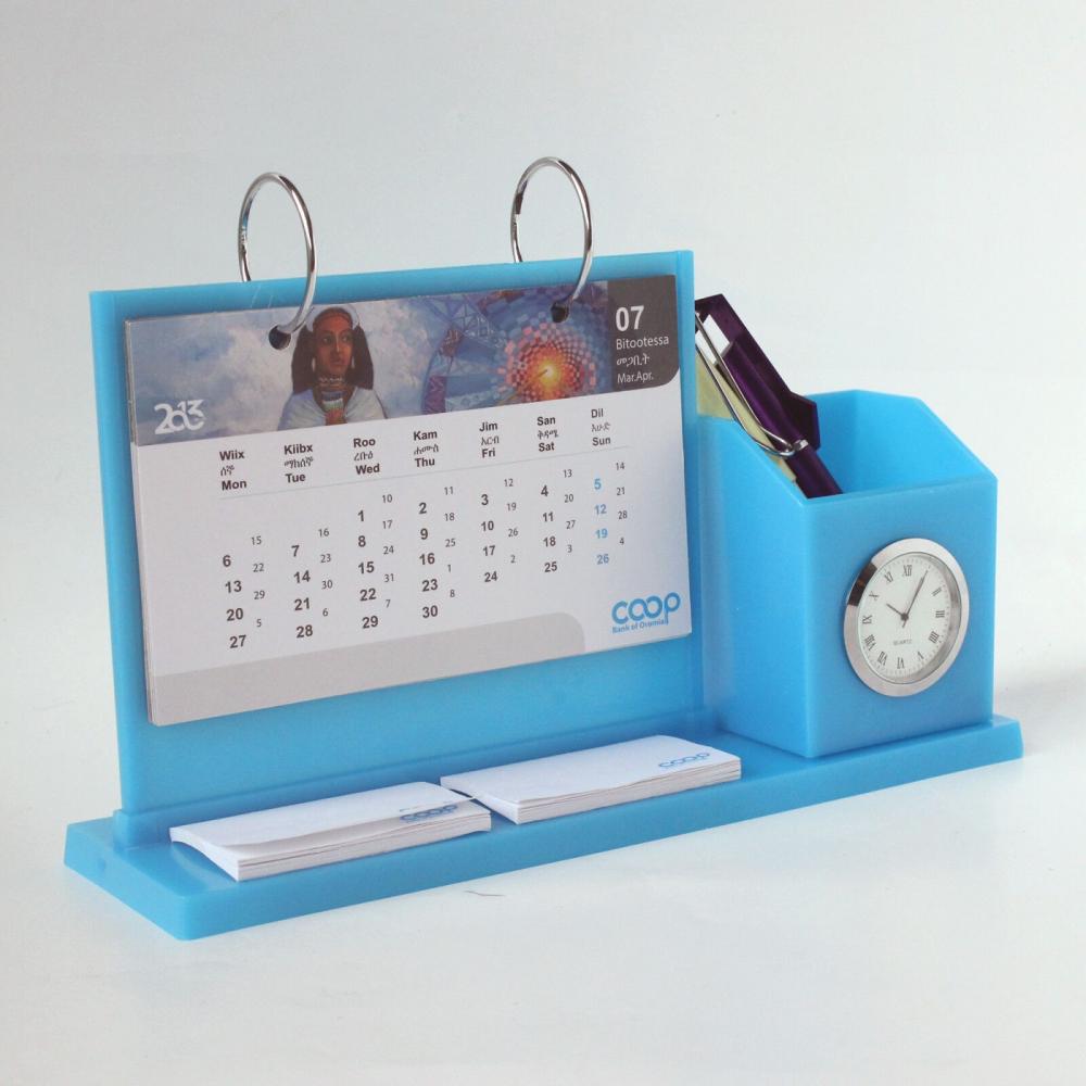 Bule Acrylic Desk Calendar Planner Storage Stand, Bossgoo.com의 고품질 Bule ...