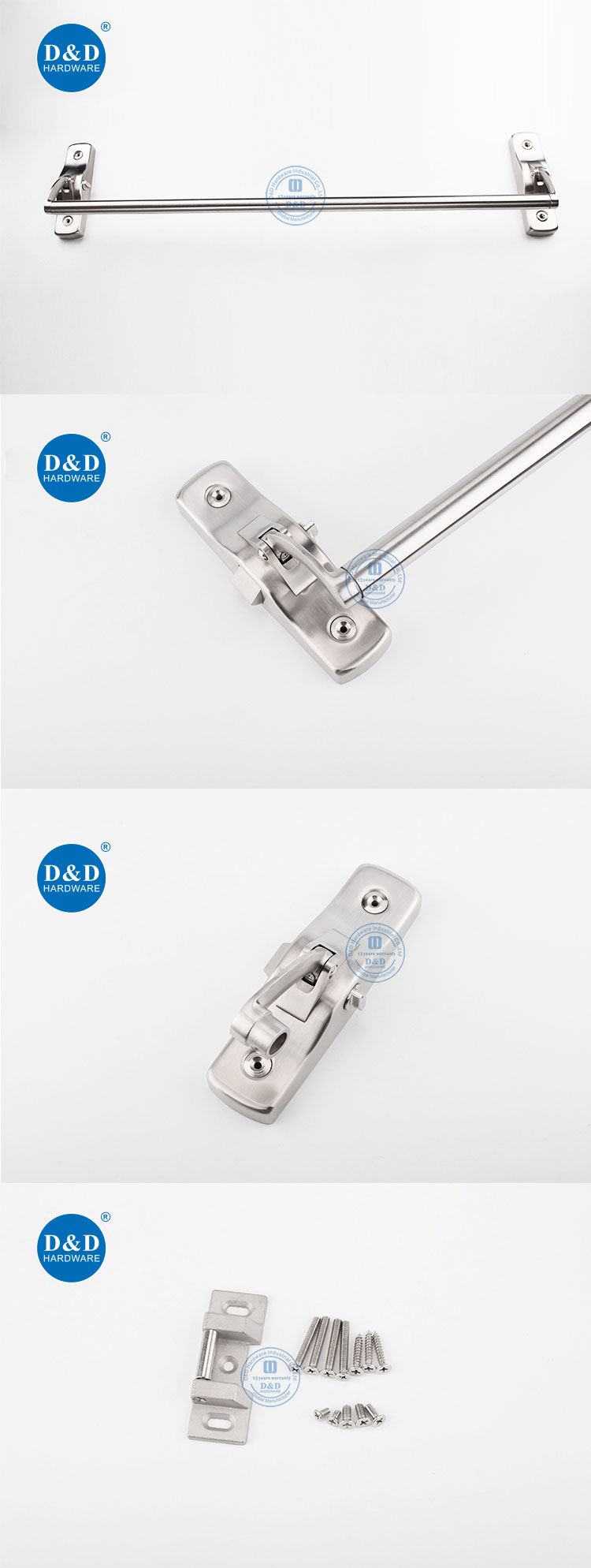 Safety Door Lock Cross Bar Panic Exit Device, High Quality Safety Door ...