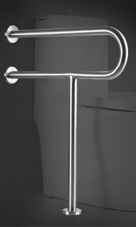 Stainless Steel L Shape Wall Mounted Hand Rail For Bathroom Safety ...