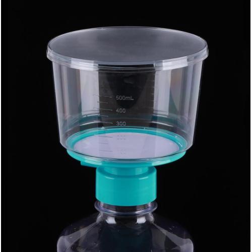 500ml PES membrane Bottle Top Vacuum Filter China Manufacturer