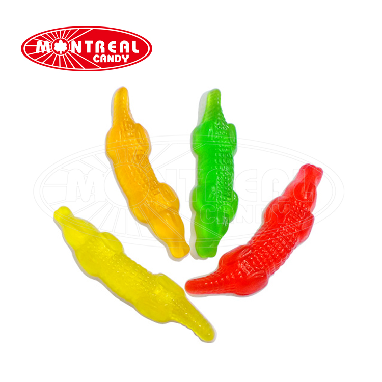 Crocodile Fruity Jelly Bulk Gummy Candy, High Quality Crocodile Fruity ...
