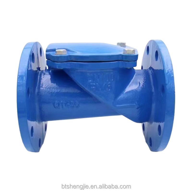 2 Inch Cast Iron Flanged Gate Check Valves With Antipollution Rubber ...