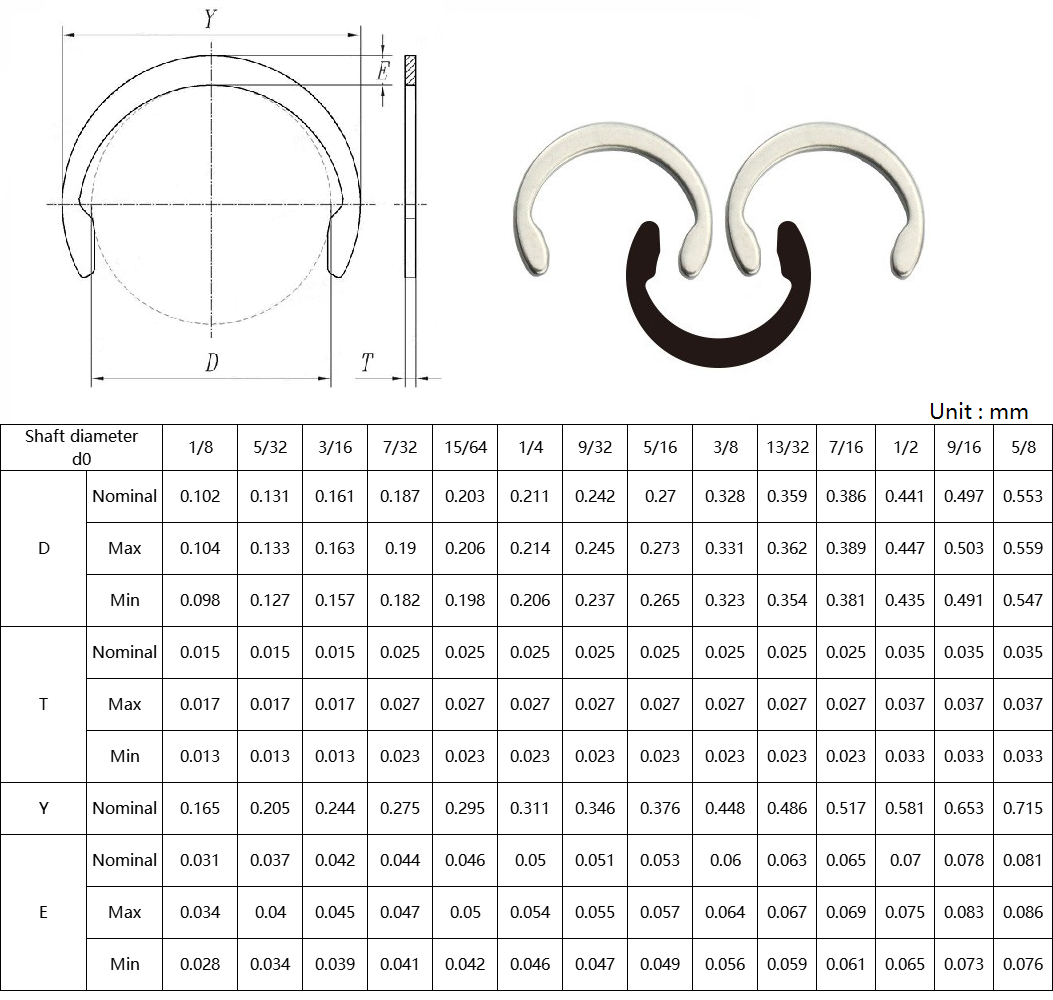 Din 471 Stainless Steel C Type Retaining Rings, High Quality Din 471 ...