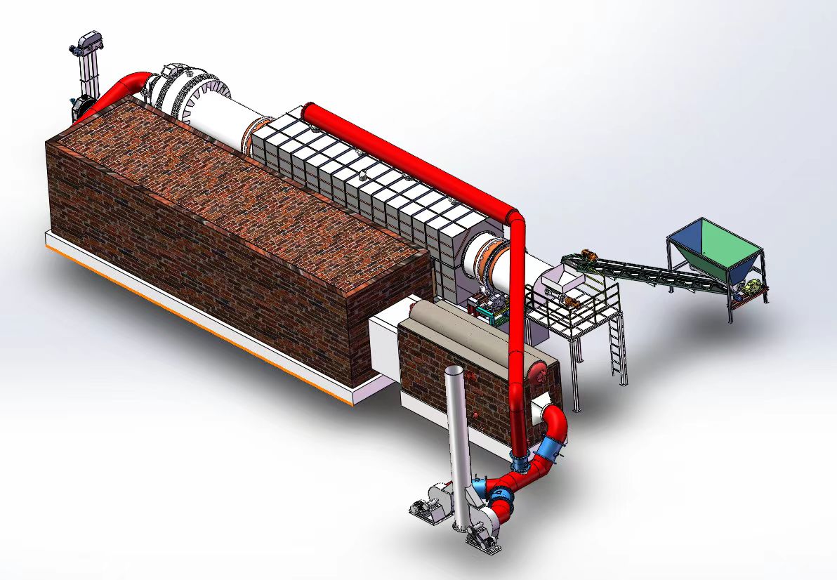 Coconut Shell Carbonization Rotary Kiln, Continuous Carbonization ...