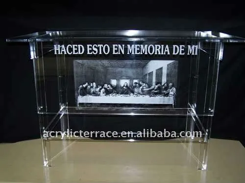 Clear Acrylic Communion Table, High Quality Clear Acrylic Communion ...