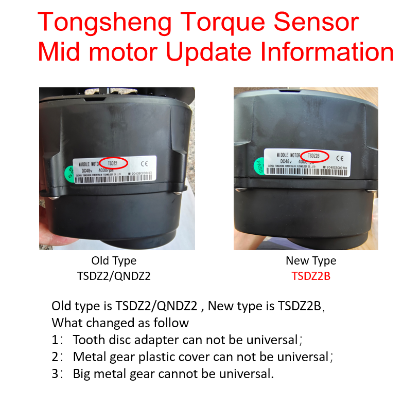 Tongsheng Tsdz2 Ebike Motor 48v 500w With Battery, High Quality ...