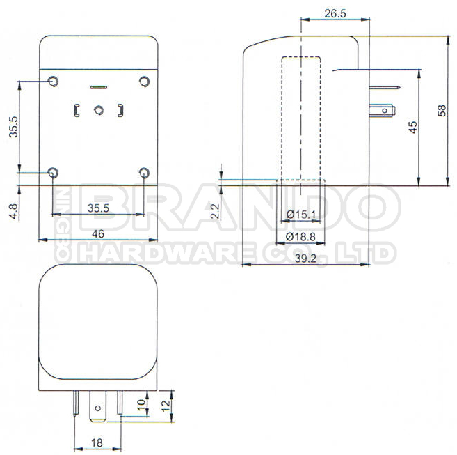 Solenoid Coil 2406-EVR-240-AC 220-240V 50-60Hz 10W IP65 China ...