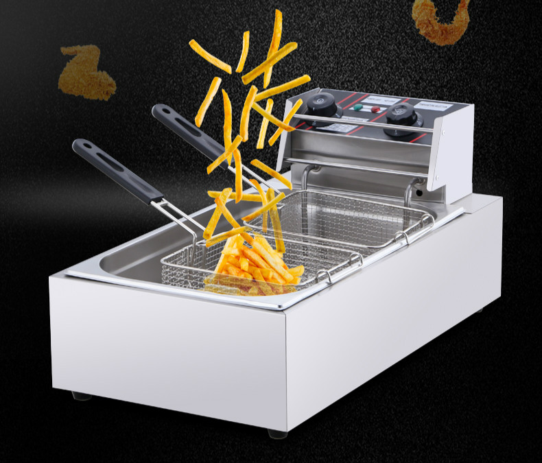 Electric Deep Fryers Blast Furnace Commercial Lengthened And Thickened ...